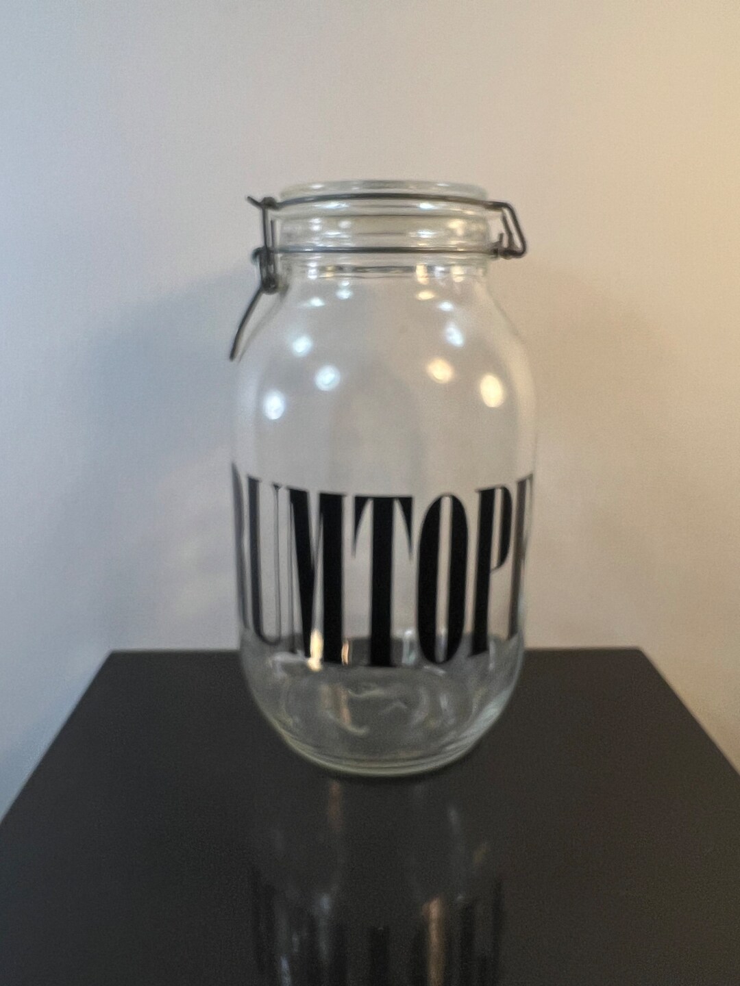 Vintage Glass German Cookie Jar - Etsy