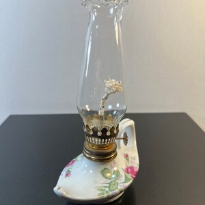 Vintage Small Oil Lamp - Etsy