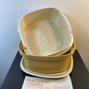 Vintage Tupperware Multi Server - Etsy