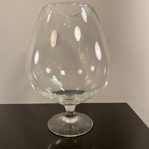 Vintage Large Snifter Glass - Etsy