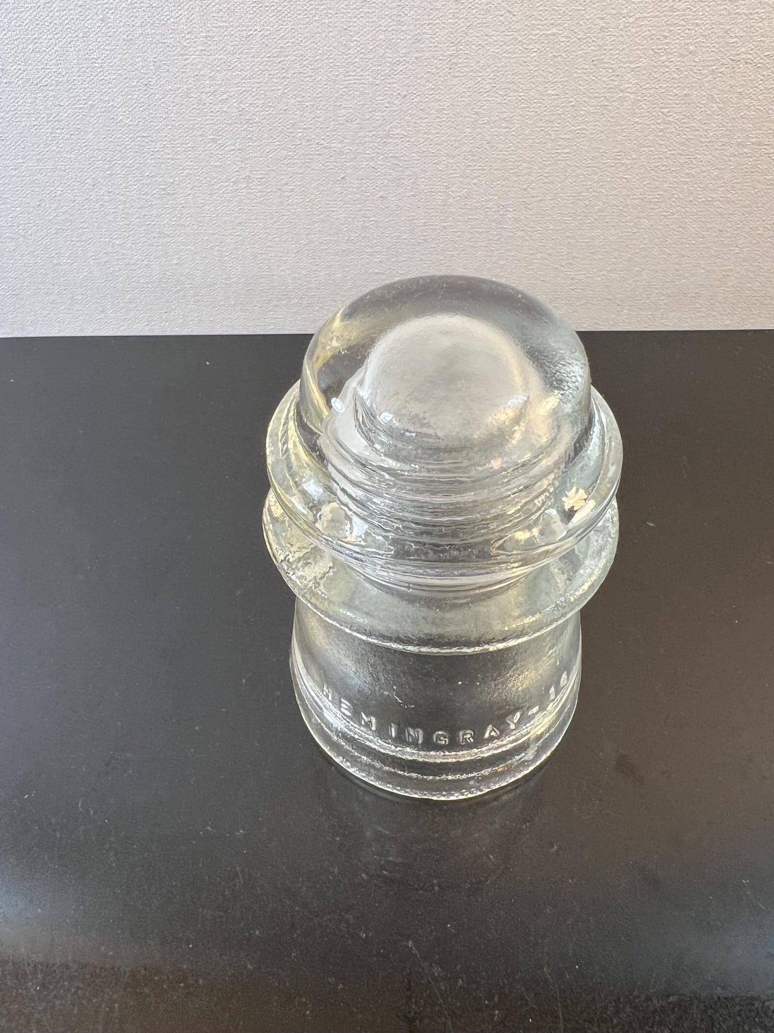 Vintage Hemingway USA Glass Electrical Insulator - Etsy