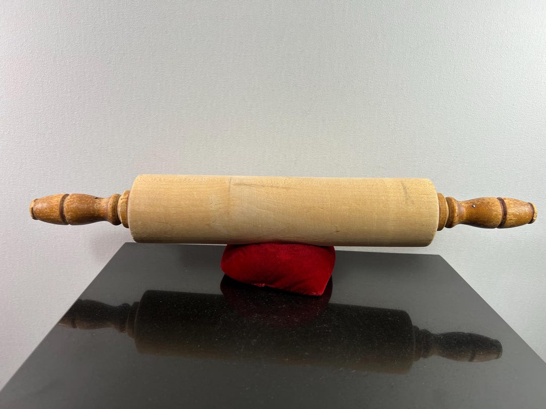 Vintage Wood Rolling Pin - Etsy