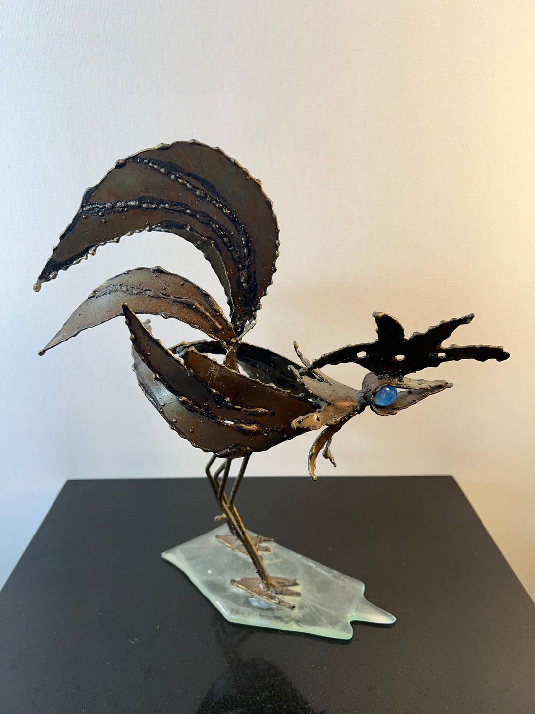 Vintage Metal Chicken Art - Etsy