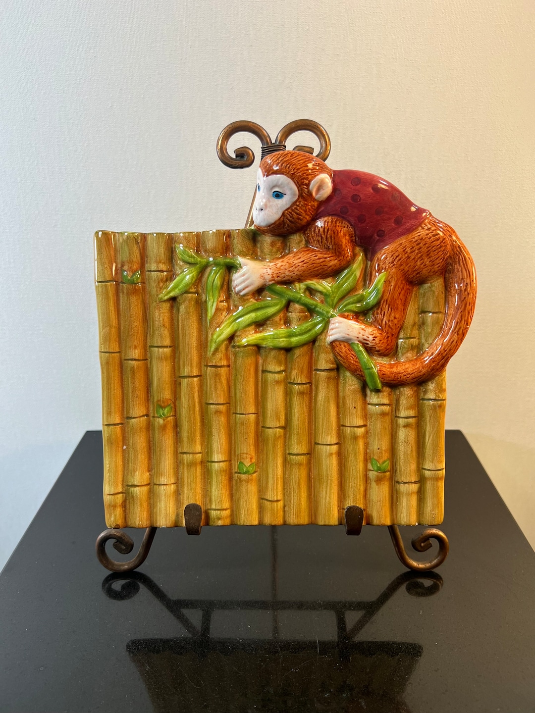 Vintage Monkey Plate - Etsy