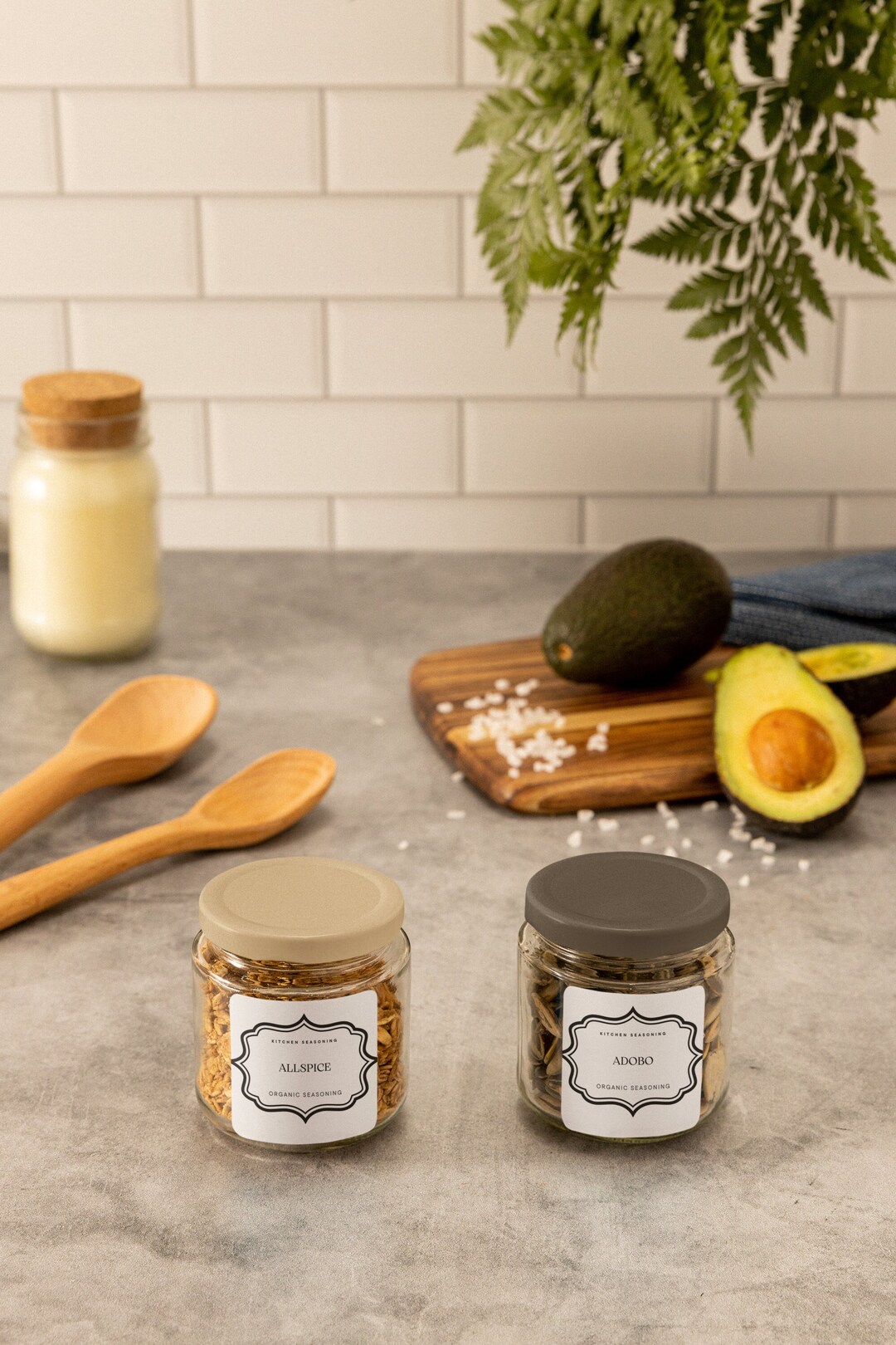 Spice Labels Spice Jar Labels Seasoning 2" X 3" Labels - Instant ...