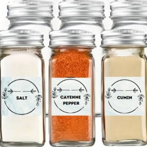 Elegant Seasoning Labels Instant Download . Spice up Your Kitchen With ...