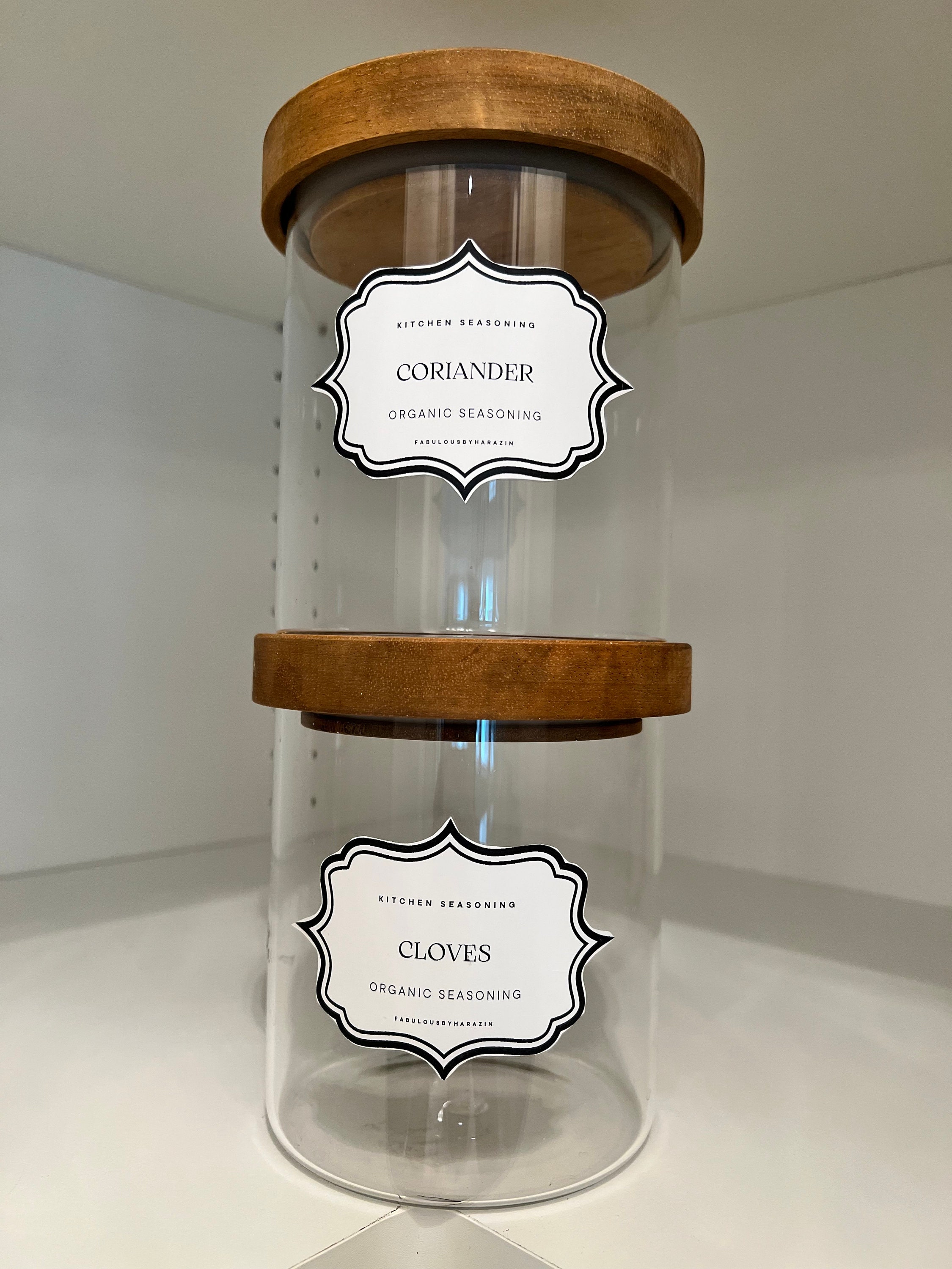 Spice Labels Spice Jar Labels Seasoning 2 X 3 Labels Instant Download ...