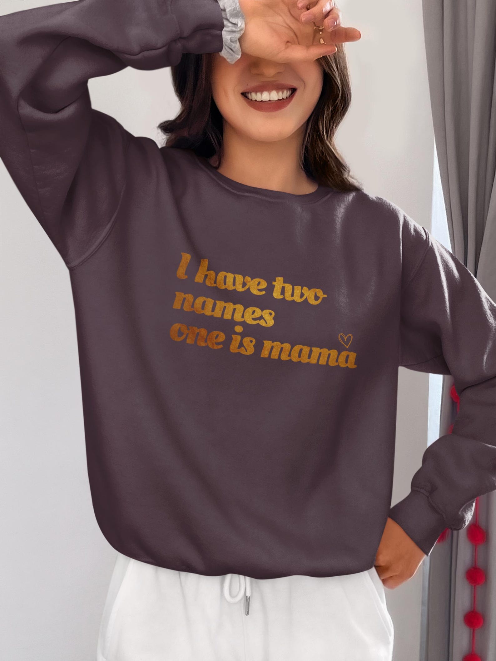 Comfy Mama Sweatshirt Personalized Gift for Moms Cozy Crewneck for ...
