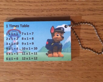 Paw Patrol Flash Cards - Etsy