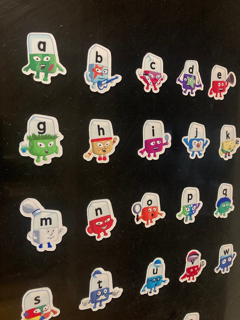 Alphablocks Fridge Magnets Set de 26 / Nuevo diseño para 2022 | Etsy España
