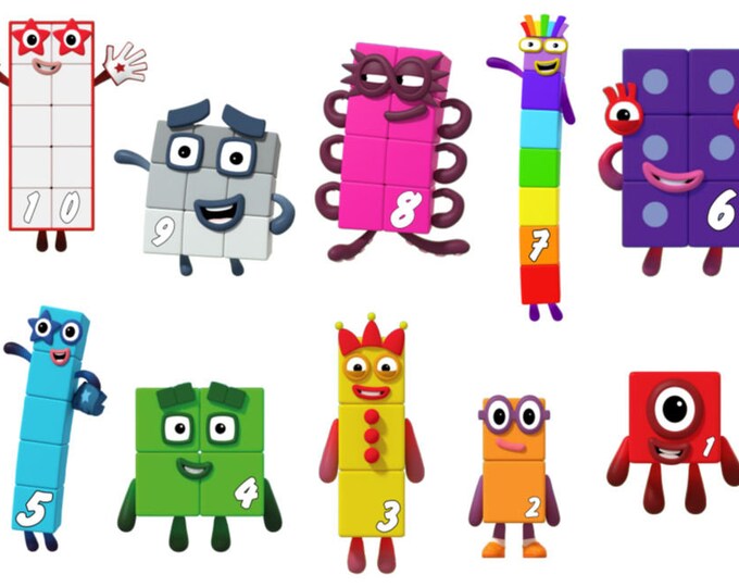 Numberblocks | Etsy UK
