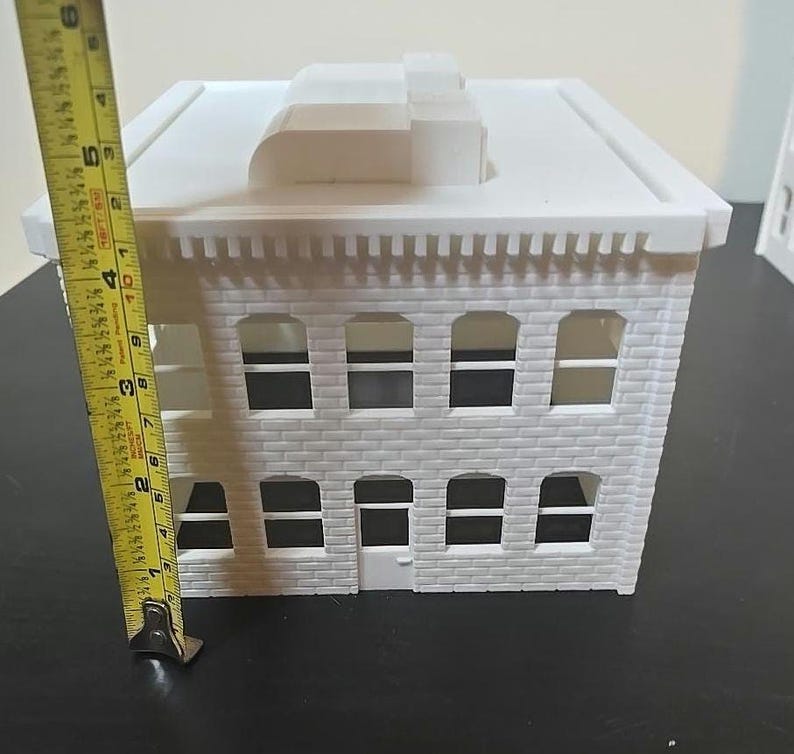 O/S Scale Town Buildings: 3-piece Model Railroad Set - Etsy