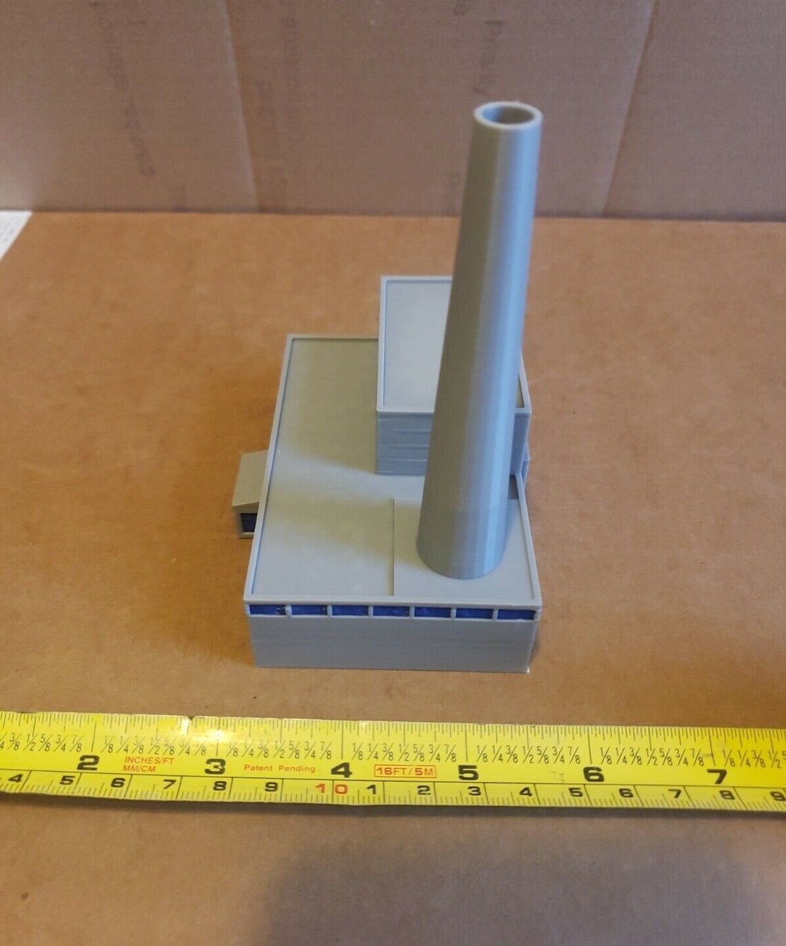N Scale 1/160 3d Printed Factory/industry Building W Colored Windows ...