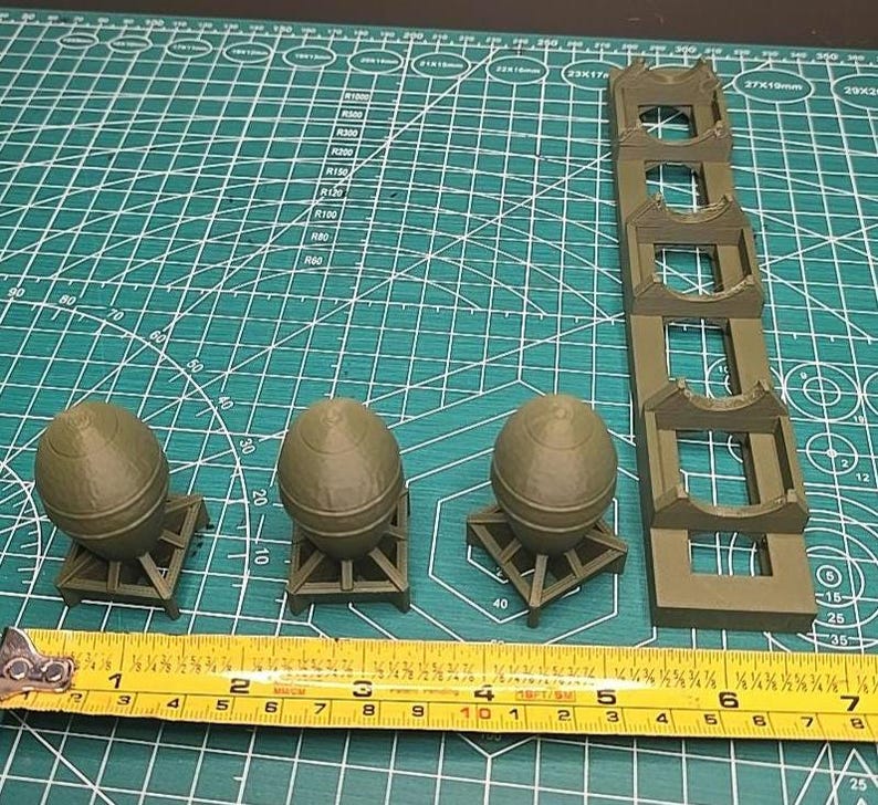 S Scale Atomic Bomb Load: 1/64 Rolling Stock Diorama - Etsy