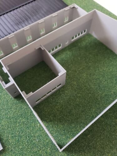 N Scale 1/160 3D Printed Modern Commercial Warehouse Open Pull Doors ...