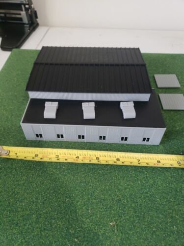 N Scale 1/160 3D Printed Modern Commercial Warehouse Open Pull Doors ...