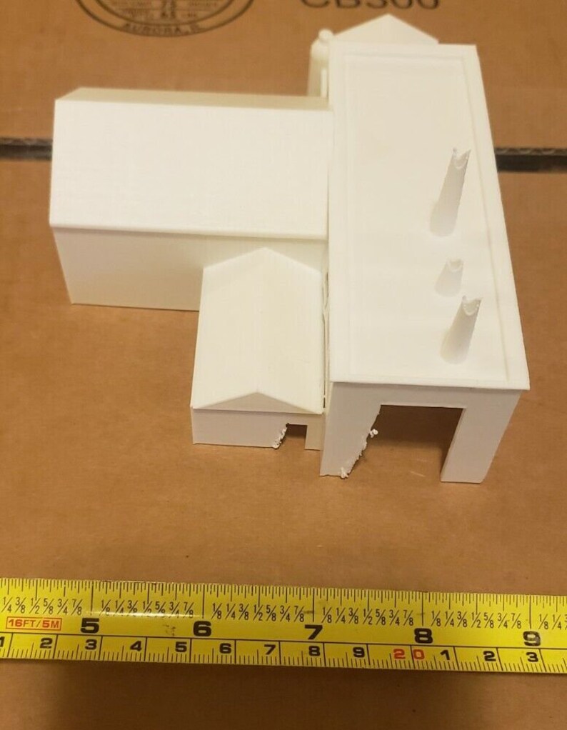 N Scale 3D Printed Factory: Industry Building Diorama (1/160) - Etsy