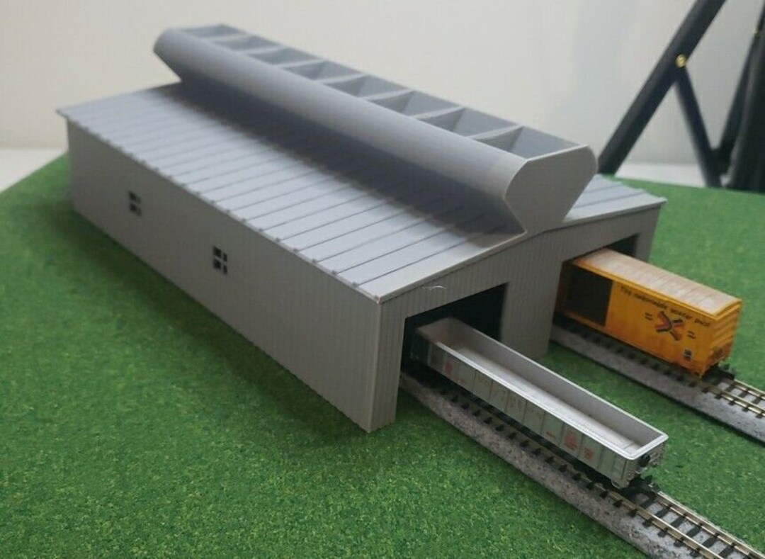 N Scale 3D Printed Steel Mill Building – 1/160 Rolling Mill Warehouse ...