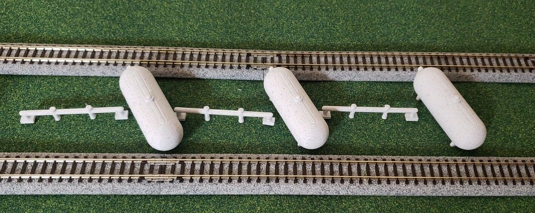N Scale 1/160 3D Printed Propane Tanks 3 Pack - Etsy