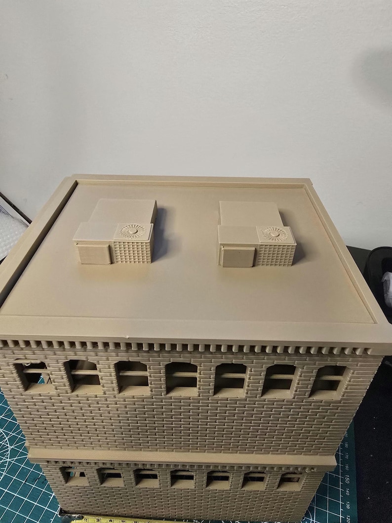 O/S Scale High Rise Building - Model Railroad Town - Etsy