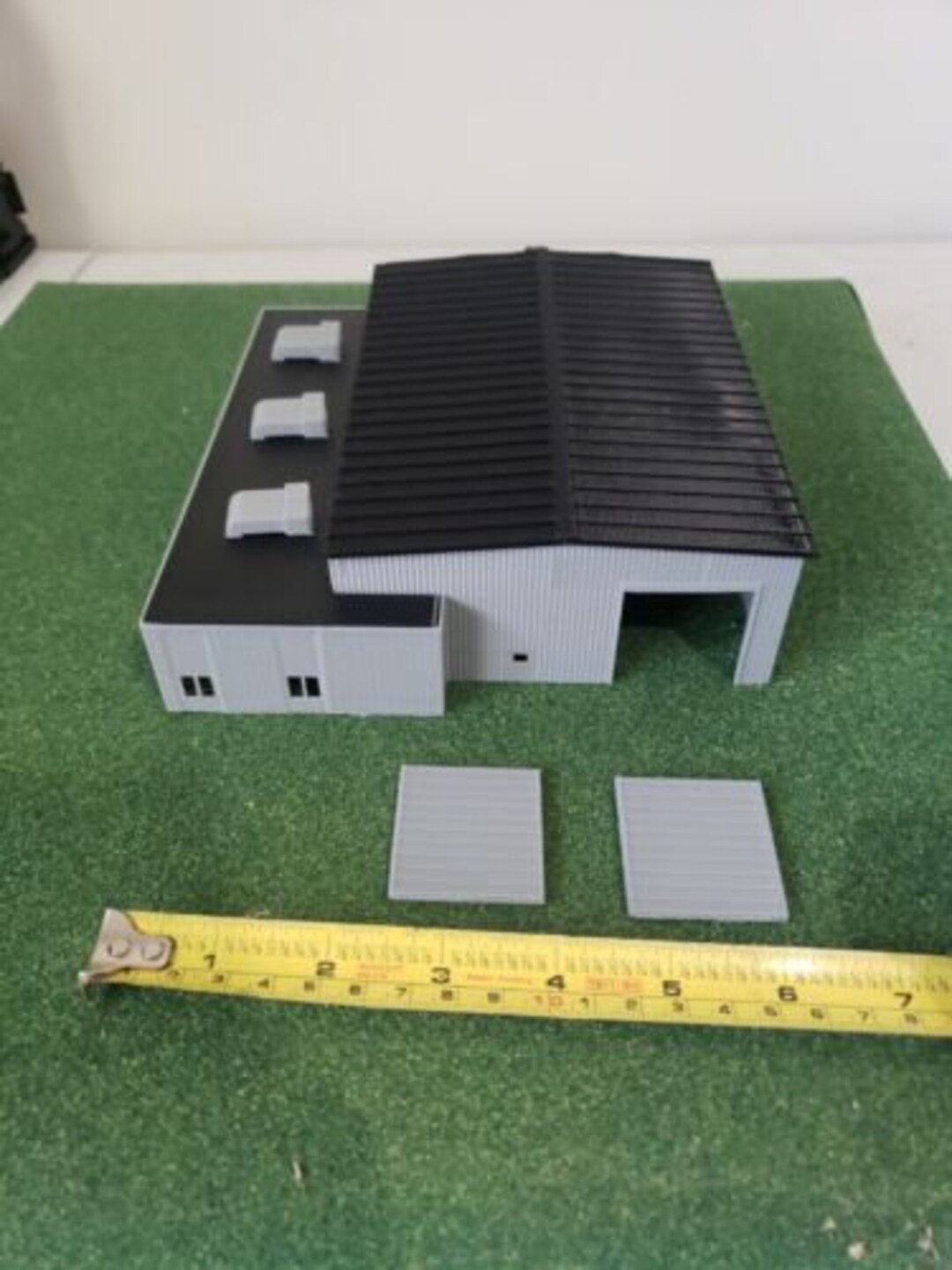 N Scale 1/160 3D Printed Modern Commercial Warehouse Open Pull Doors ...