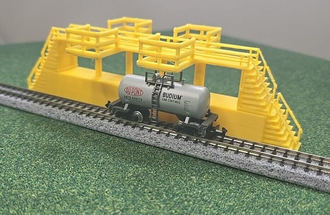 N Scale Refueling Platform: 1/160 Model Railroad Diorama - Etsy