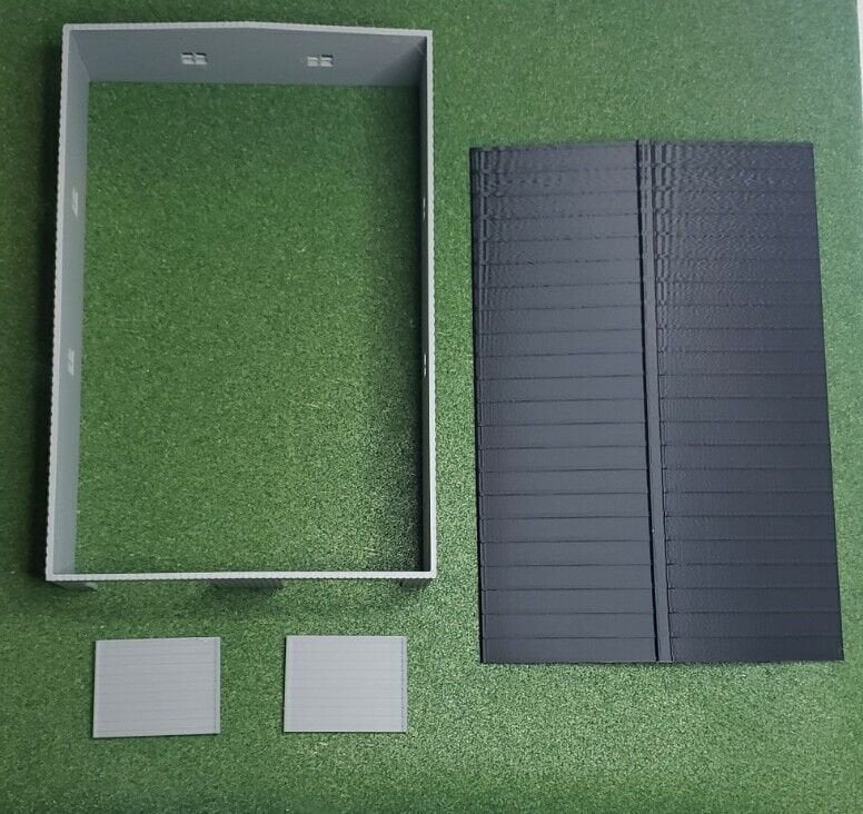 N Scale MEGA Warehouse Building: 3D Printed Train Shed (1/160) - Etsy