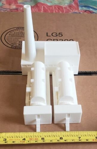 N Scale 3D Printed Power Plant: 1/160 Scale Model Factory - Etsy