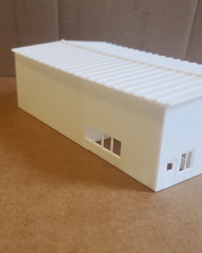 N Scale 3D Printed Warehouse: Train Service Building Model (1/160) - Etsy