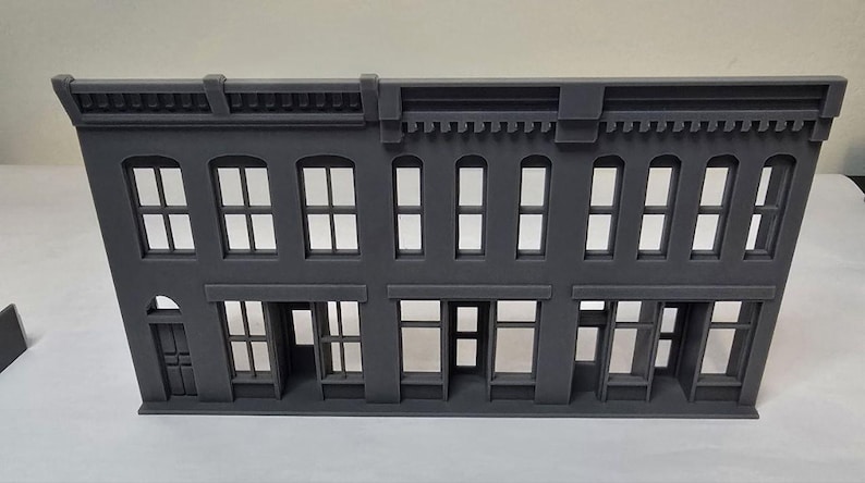 O Scale Town Building Facade – Model Railroad Backdrop, Made in USA - Etsy
