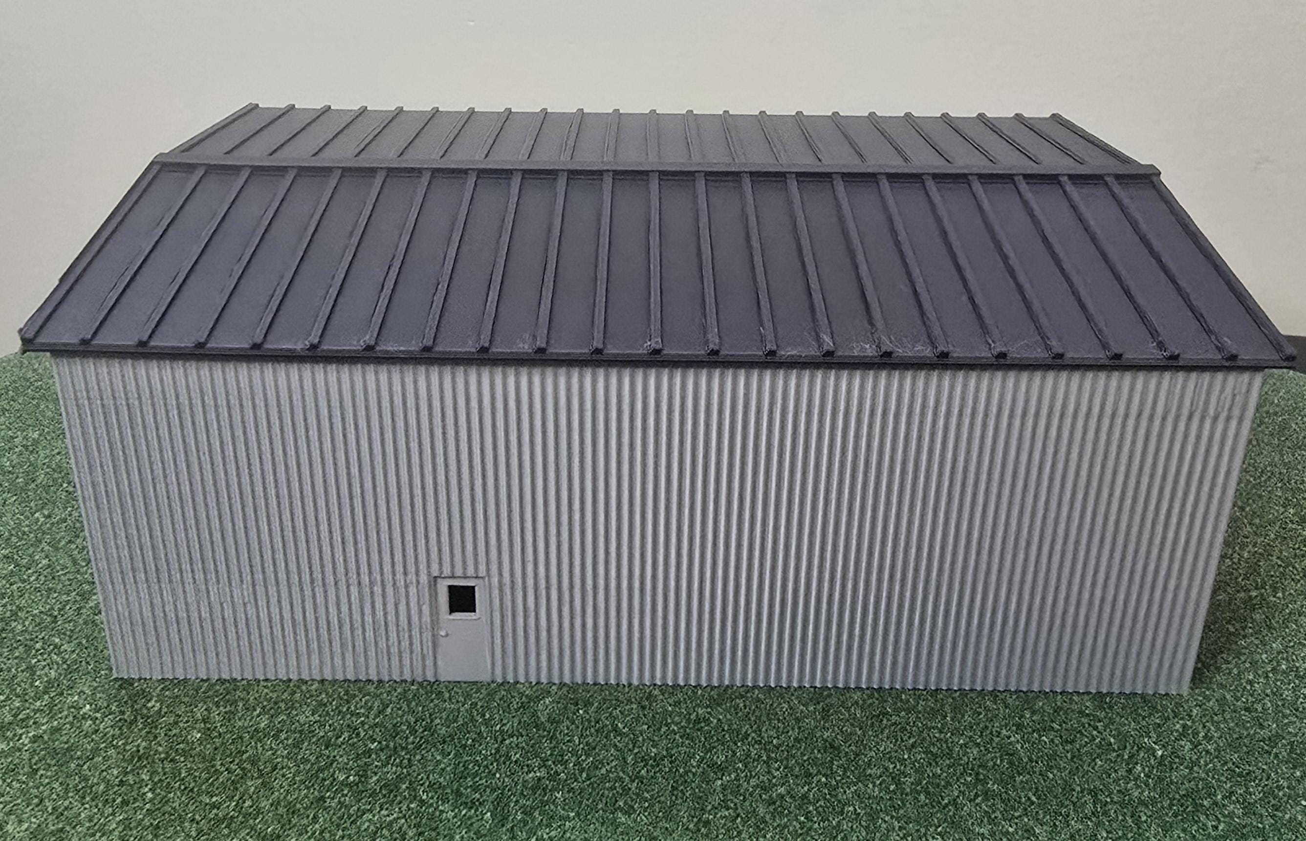 HO Scale Commercial Building: Model Railroad Warehouse With Open Doors ...