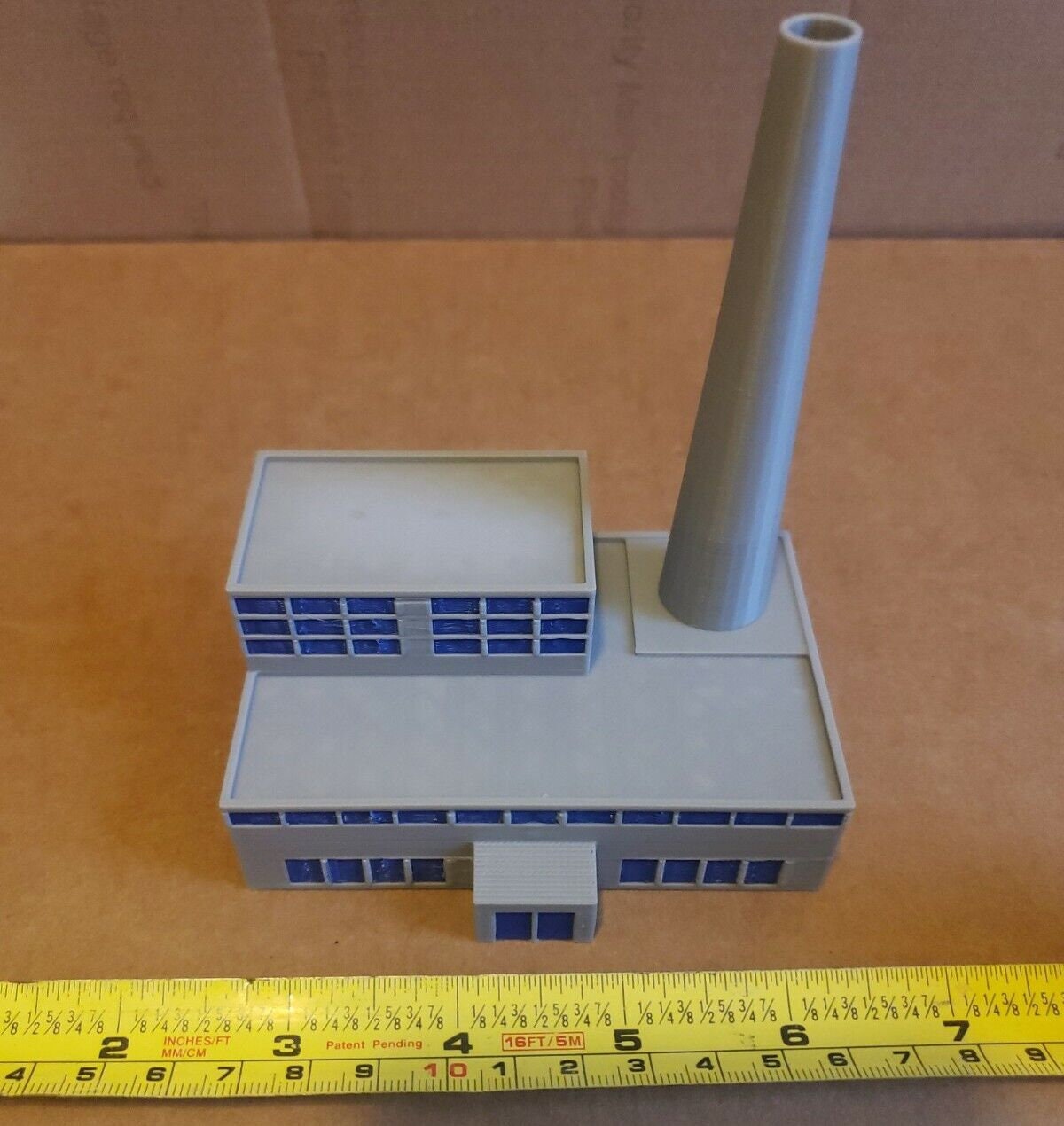 N Scale 1/160 3d Printed Factory/industry Building W Colored Windows ...