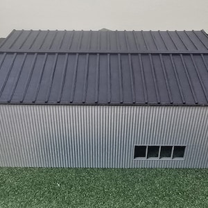 HO Scale Commercial Building: Model Railroad Warehouse With Open Doors ...