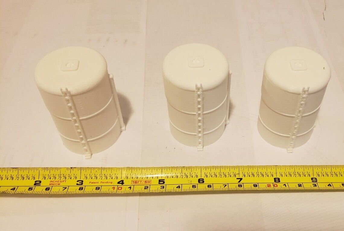N Scale 1/160th 3 Piece Liquid Storage Tanks 3D Printed for Layout - Etsy