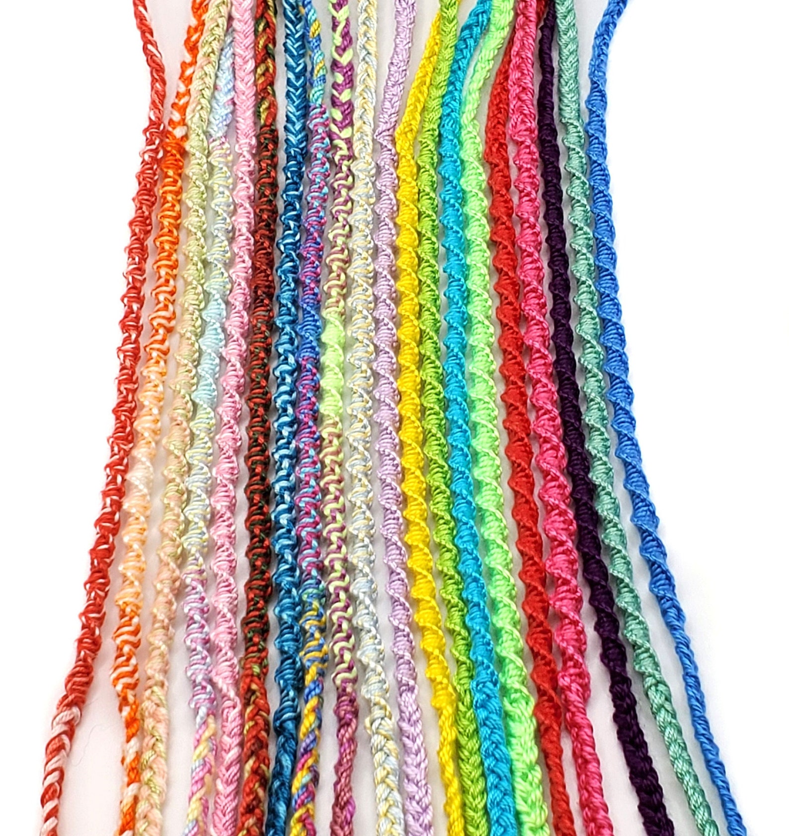 String Bracelet in Multiples Colors, Handmade Jewelry Friendship ...