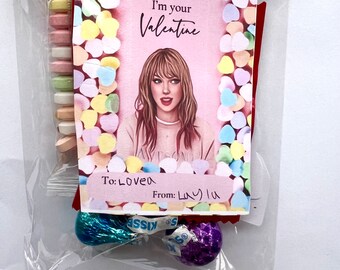 Taylor Swift Valentine Cards, Swiftie Valentines, Printable Classroom ...