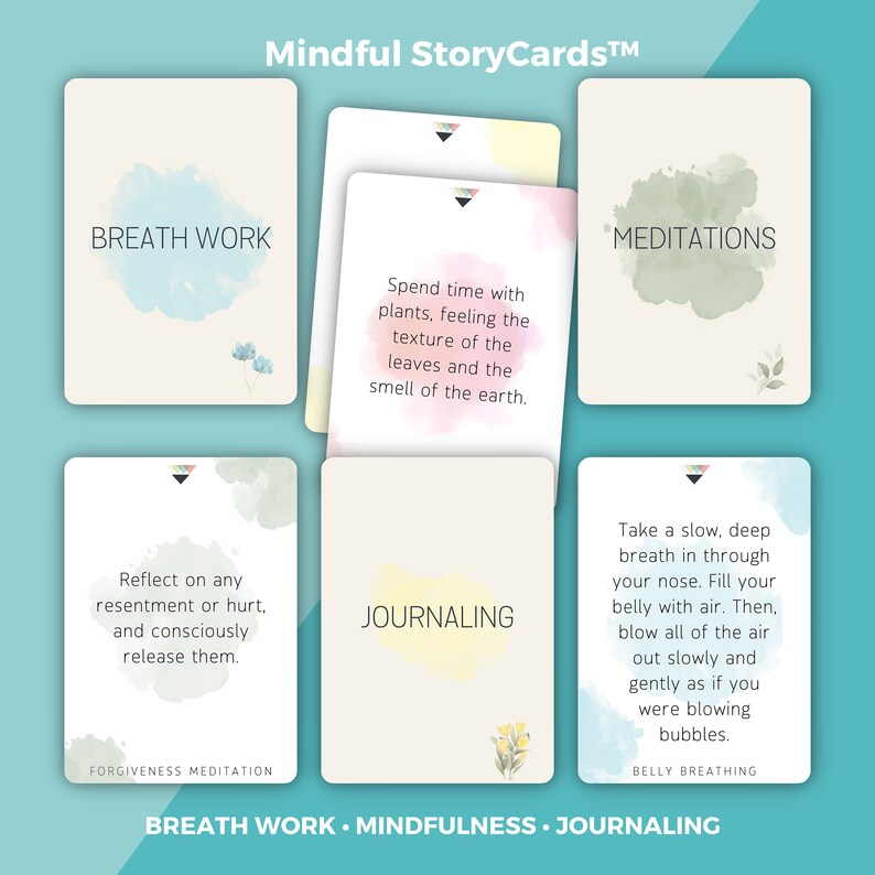Printable Self-Care Card Deck, Affirmationen, Inspiration | Mindful ...