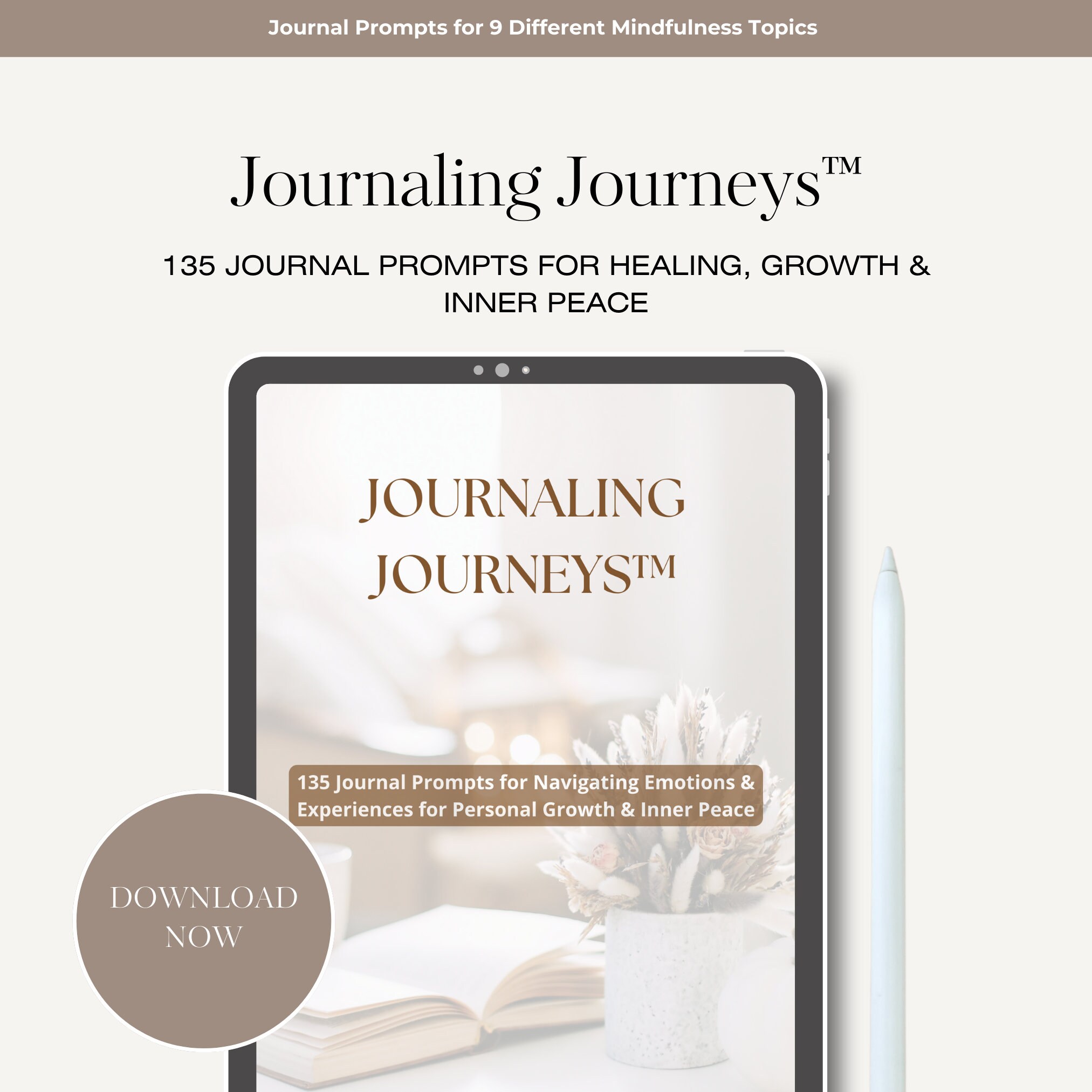 100+ Printable Journal Prompts Bundle - Guided Self-reflection ...