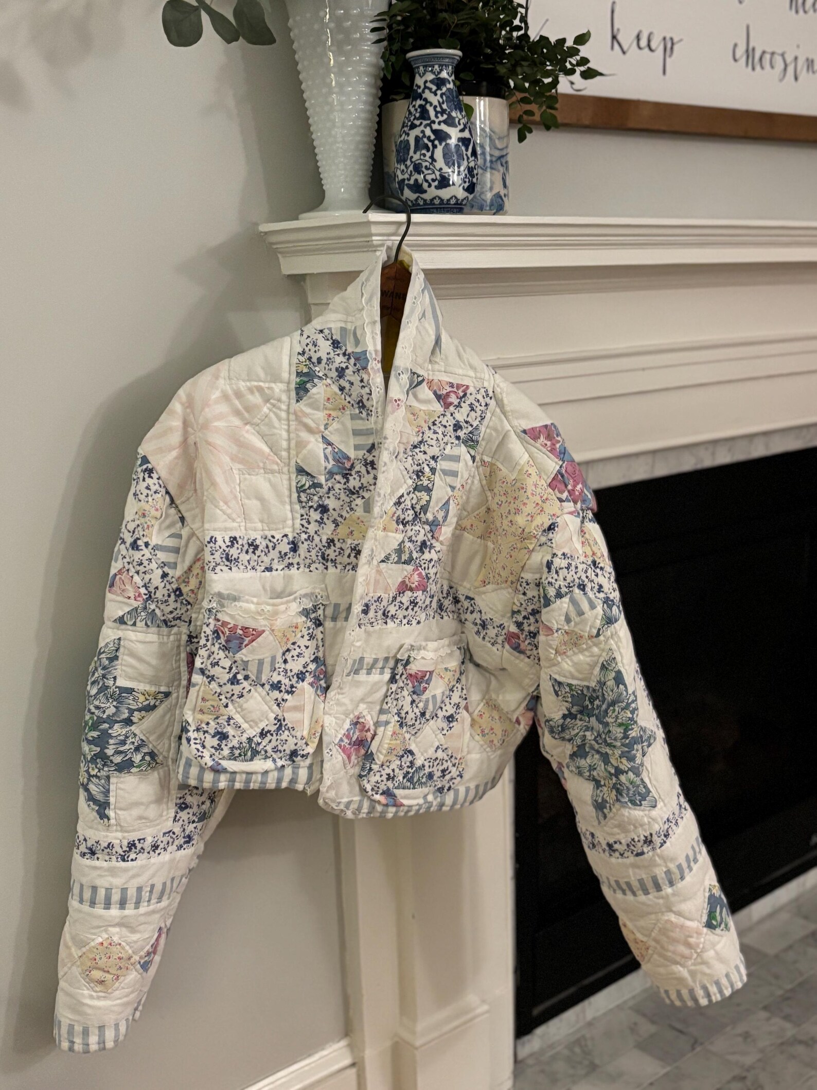 Women’s Chabby Chic Quilted Cropped Coat - Etsy