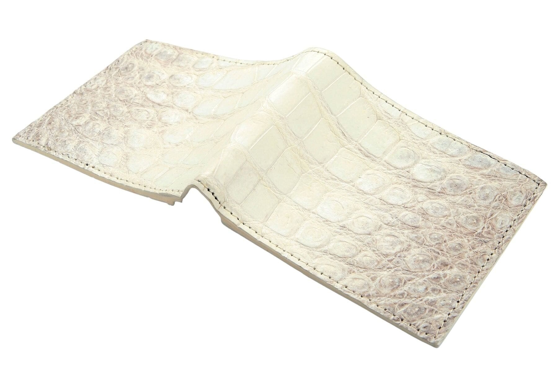 Alligator Wallet Genuine White Pearl Stomach Real Exotic Skin Men's - Etsy