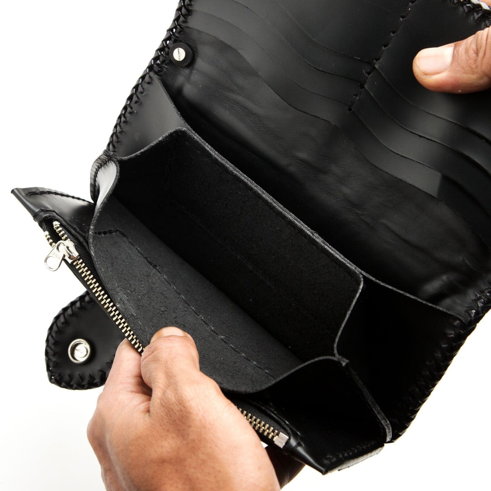 Genuine Stingray Leather Silver Dragon Concho Big Biker Wallet - Etsy