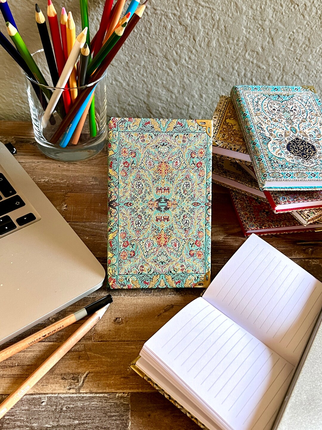 Handmade Small Journal Boho Journal Pocket Notebook Lined - Etsy