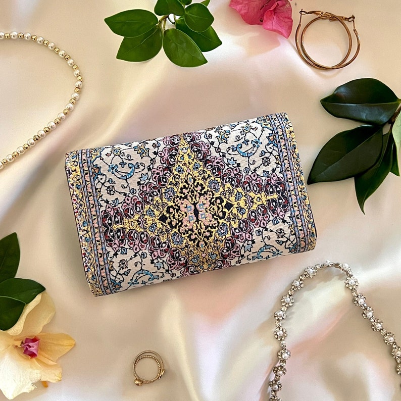 Small Wallet for Women Boho Wallet Made With Carpet Patterns - Etsy