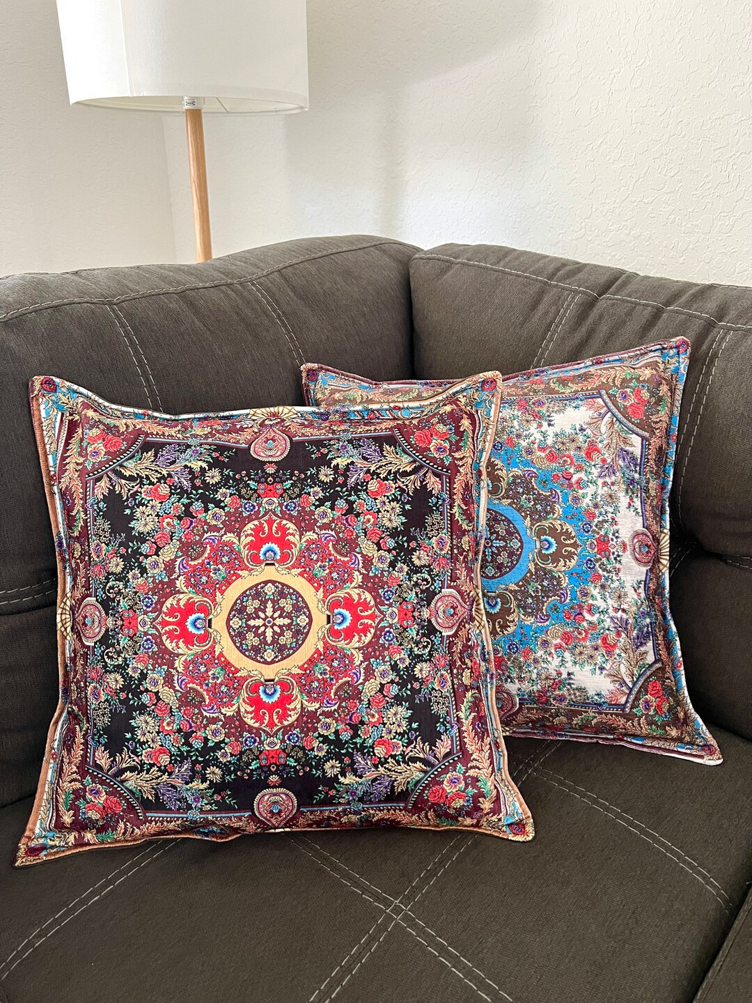 Mandala Pillow Cover 18 X 18, Boho Throw Pillowcase, Soft Pillowcases ...