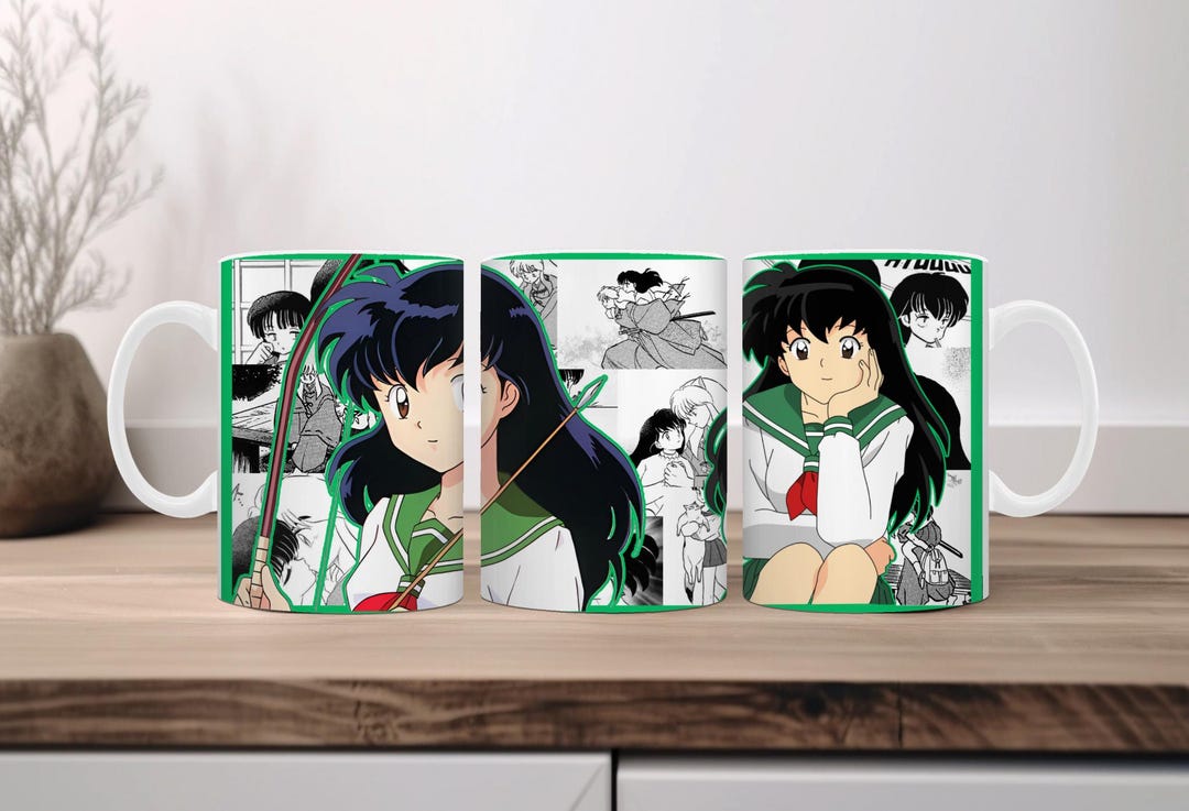 Inuyasha Kagome Inspired Manga Panel 15 Oz Mug - Etsy