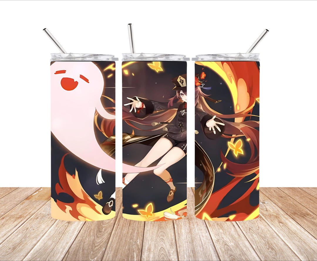 Genshin Impact Hu Tao Splash Art 15 Oz Tumbler - Etsy