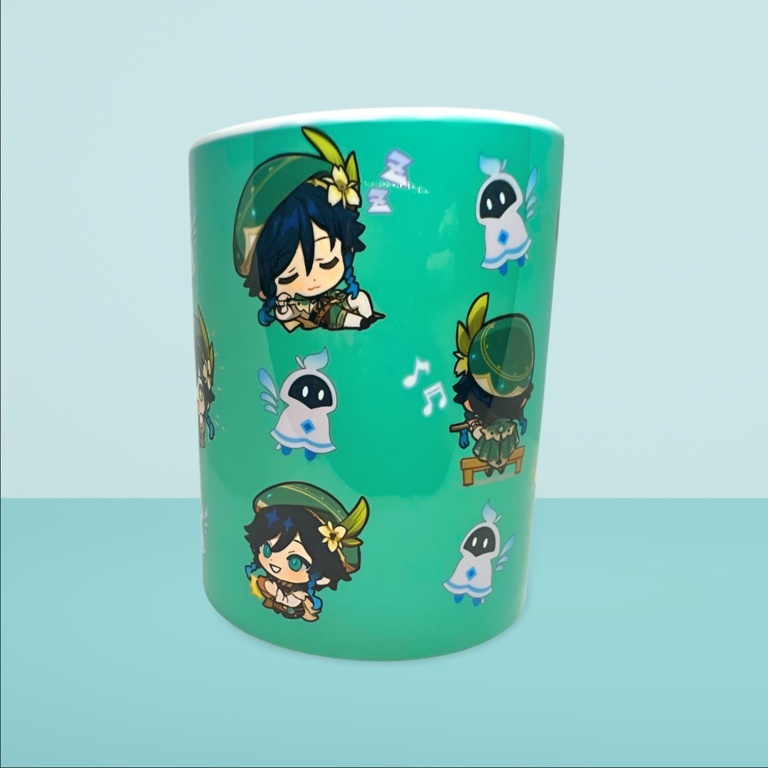 Genshin Impact Venti Emoji 15 Oz Mug - Etsy