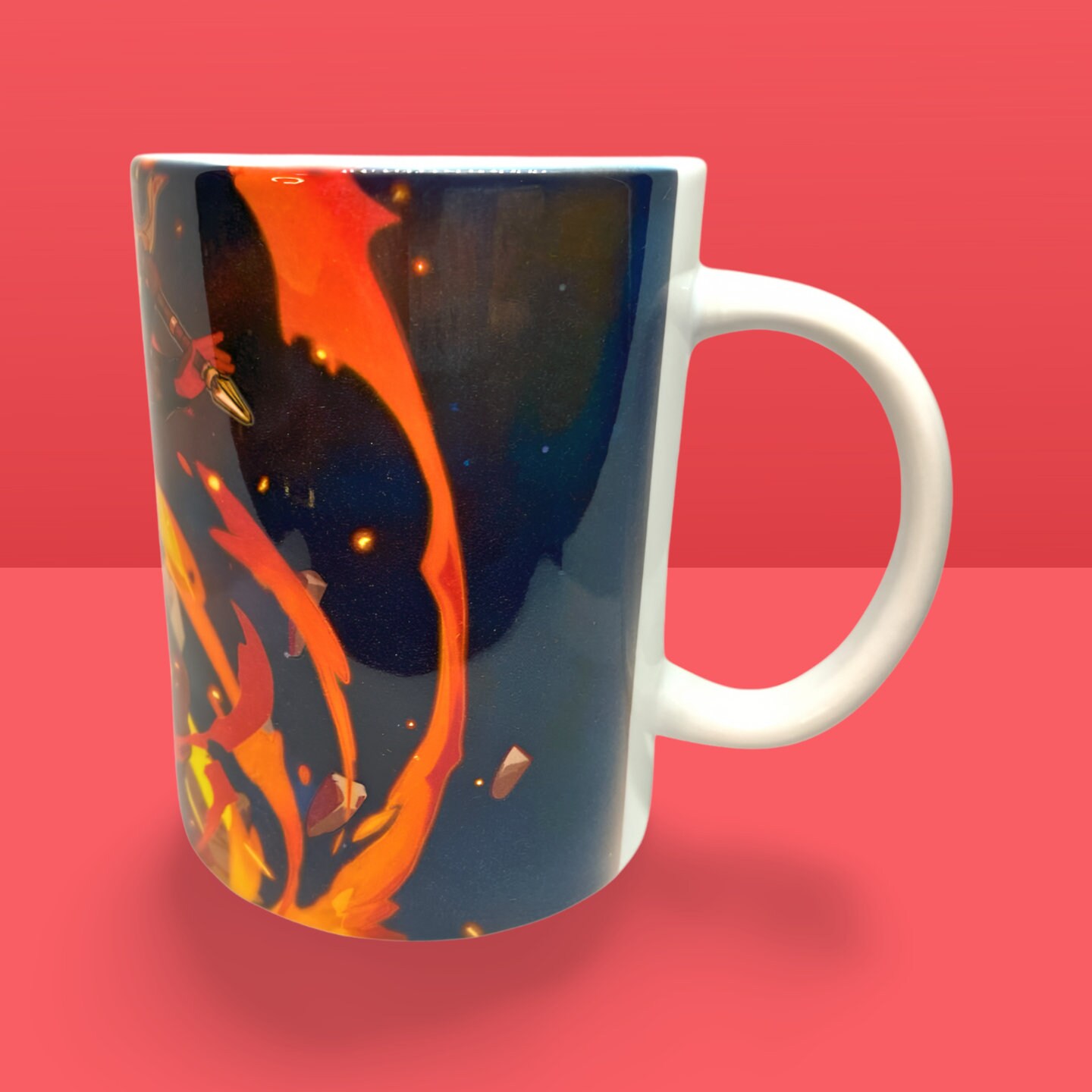 Genshin Impact Diluc Splash Art 15 Oz Mug - Etsy