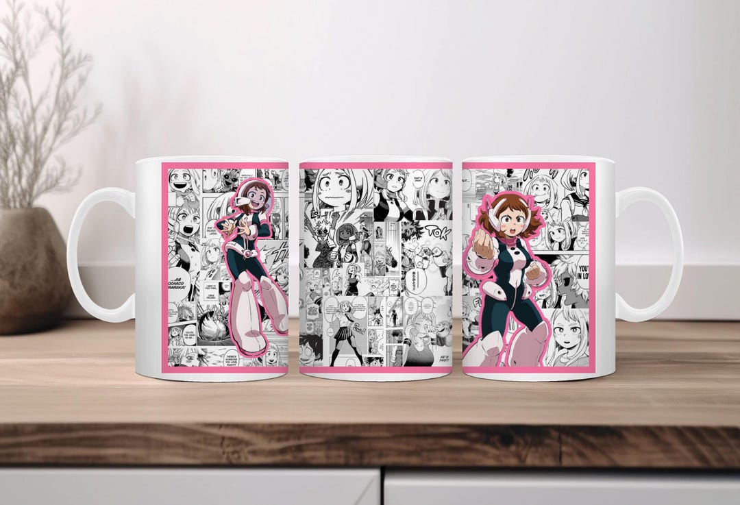 My Hero Academia Ochako Uraraka Inspired Manga Panel 15 Oz Mug - Etsy