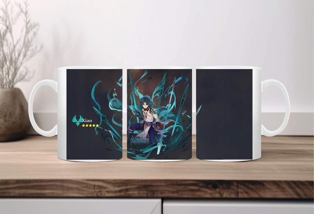 Genshin Impact Xiao Splash Art 15 Oz Mug - Etsy